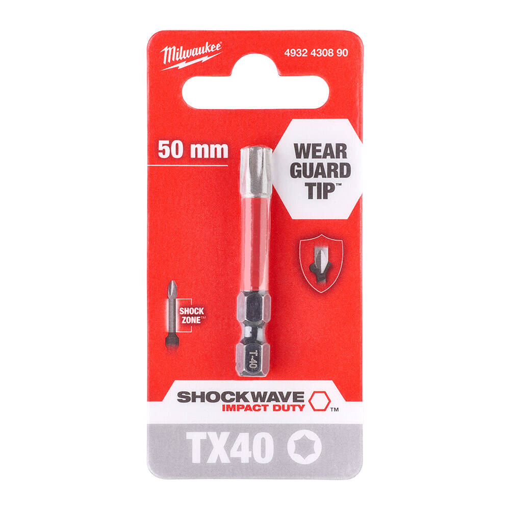 TX40 50 mm Shockwave Bits Uç | CDTMilwaukee